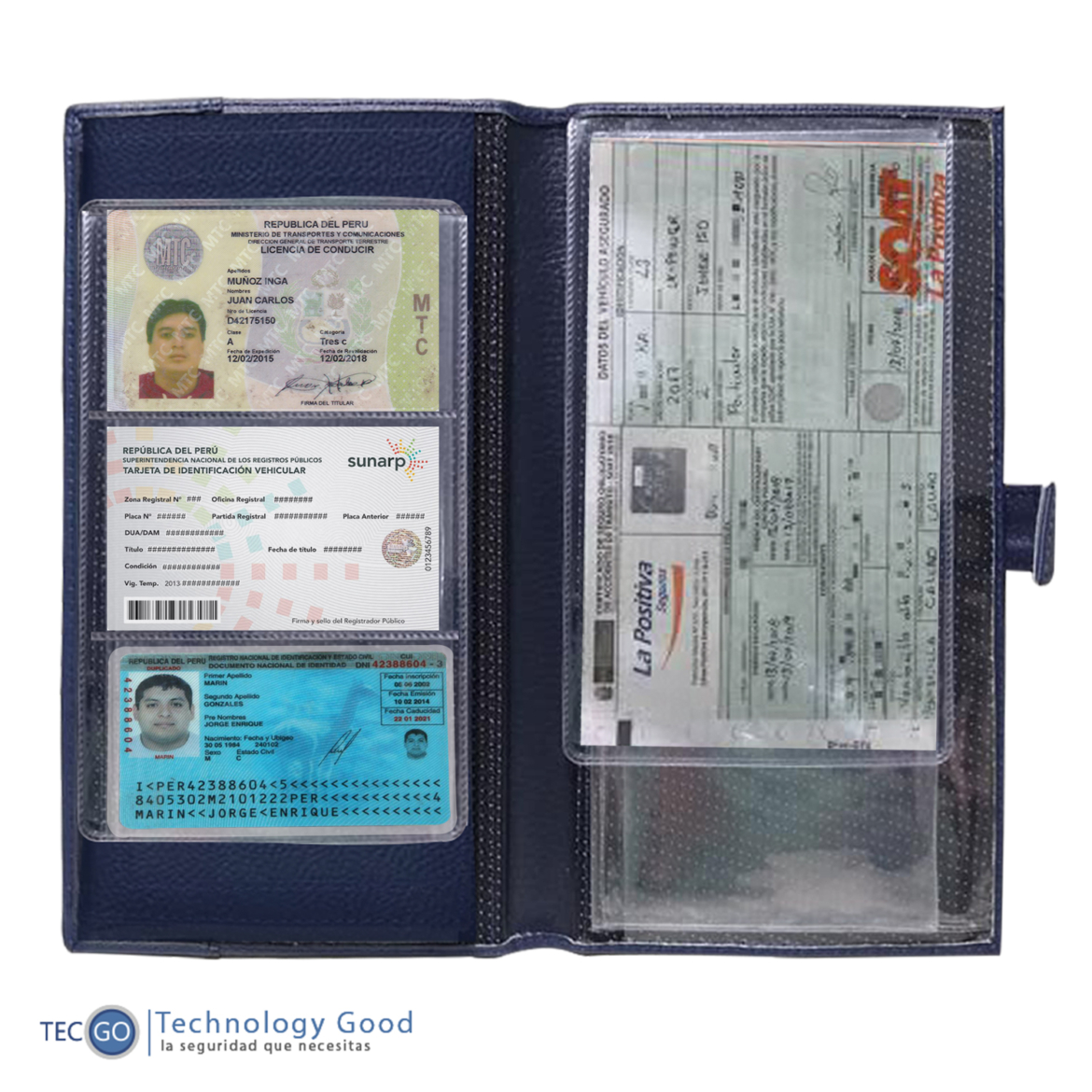 PORTA DOCUMENTOS DE AUTO – TECGO AUTO ACCESORIOS