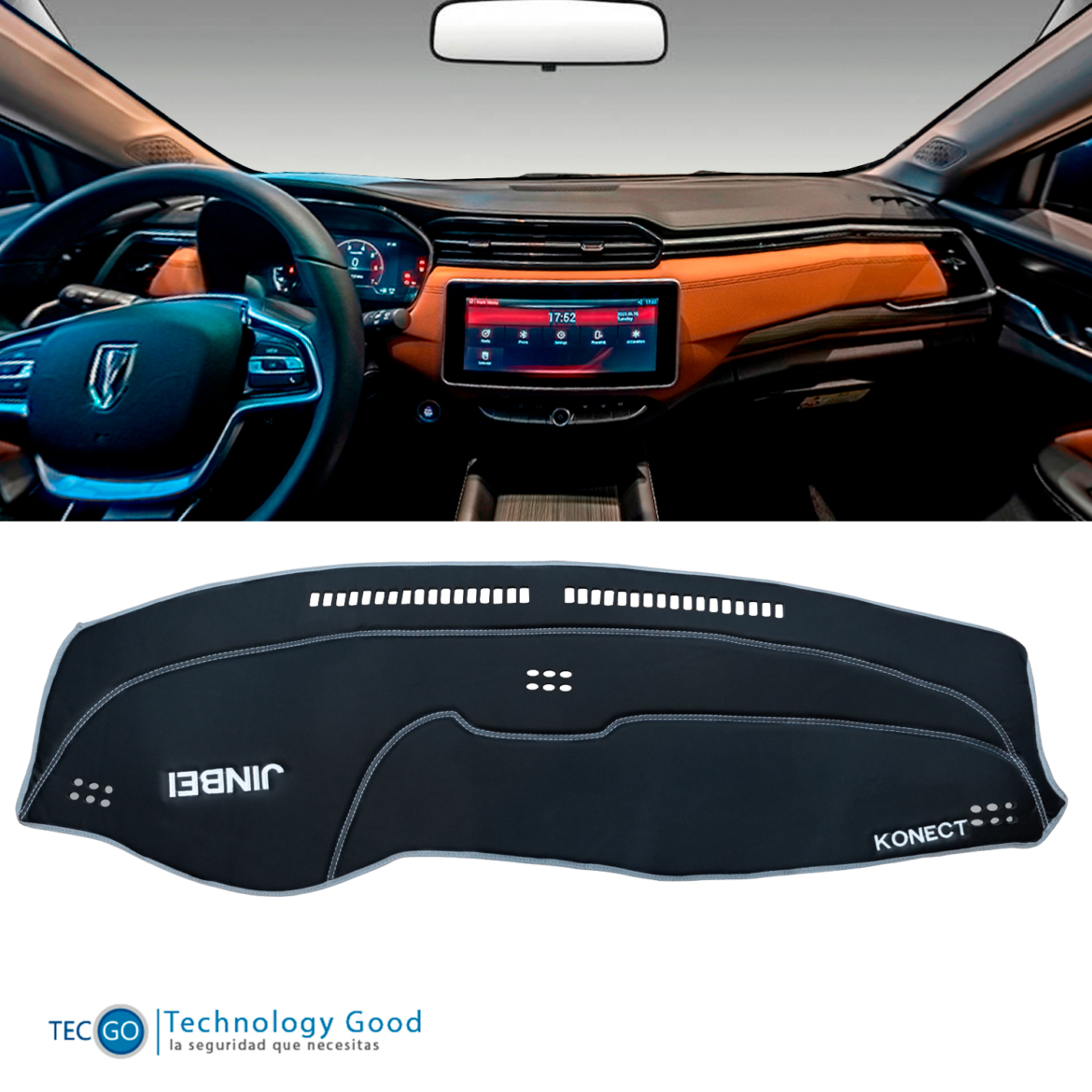 PROTECTOR DE TABLERO TIPO Jinbei konect 2018-2019 – TECGO AUTO ACCESORIOS