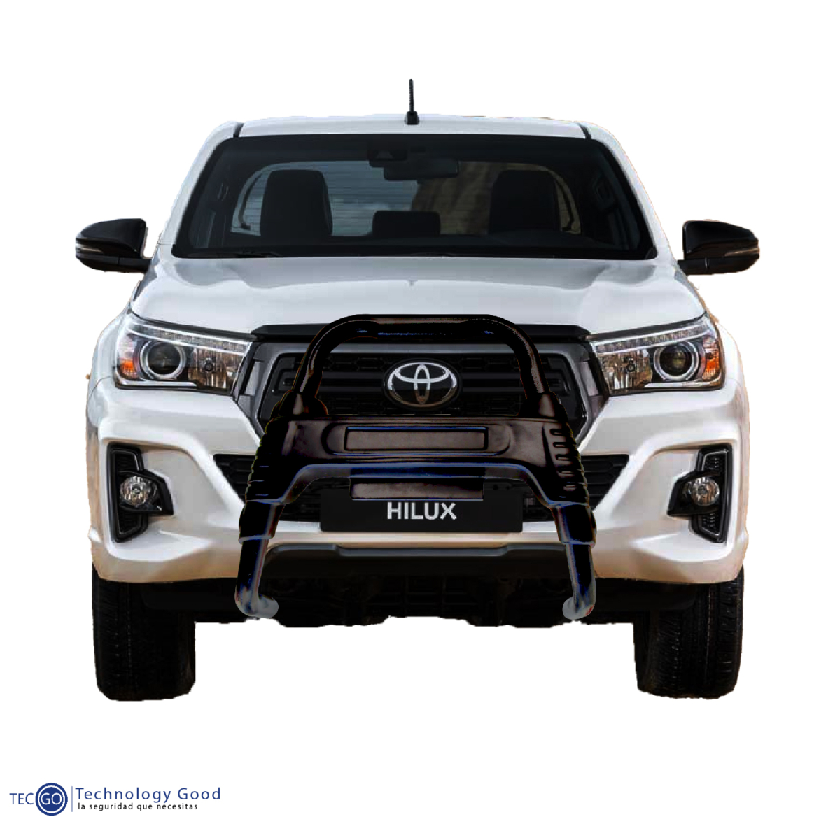 DEFENSA DELANTERA HIERRO -NEGRO SOPORTE PARACHOQUE DEFENSA – TECGO AUTO ...