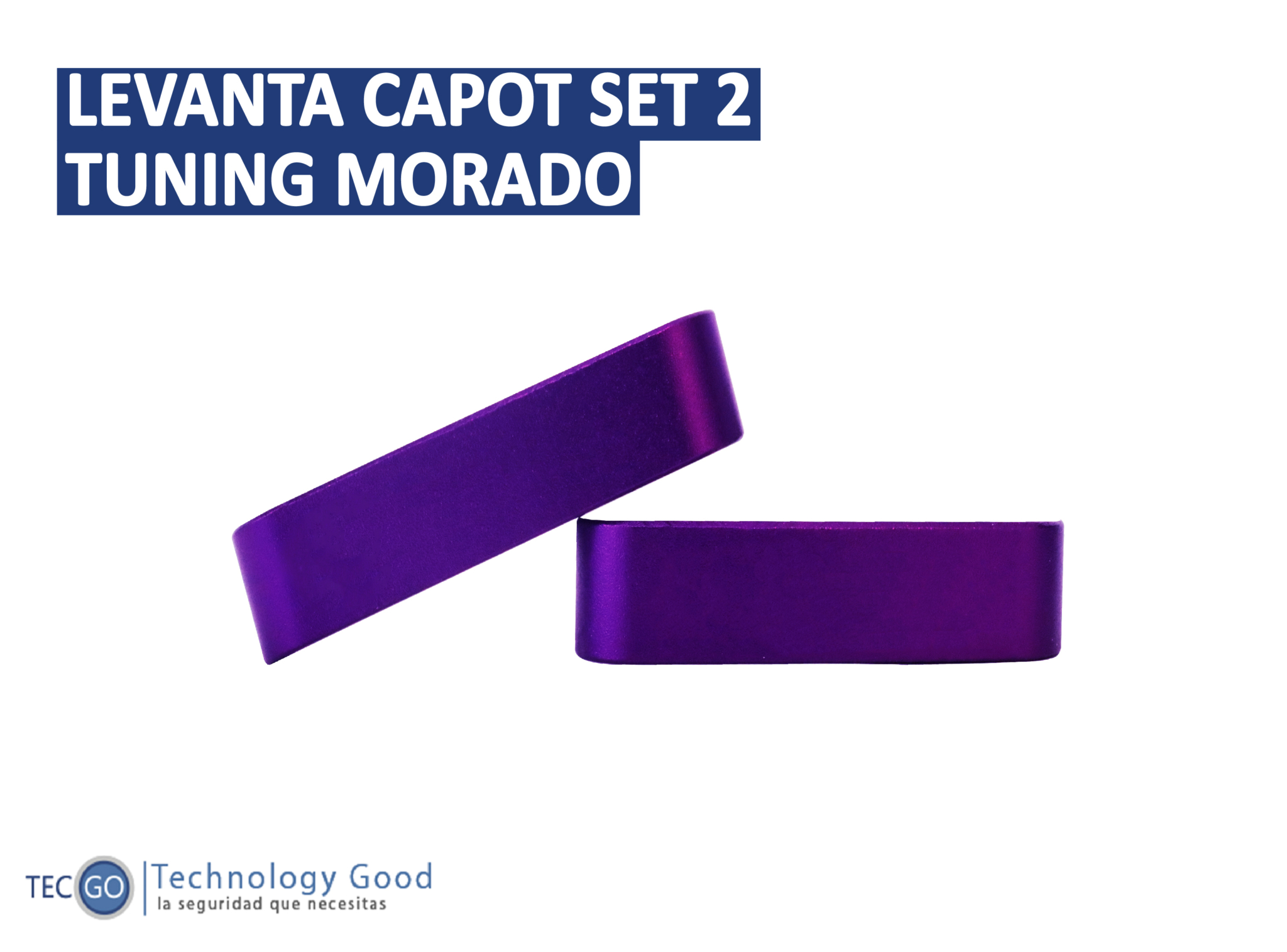 Levanta Capot Universal Tuning Espaciadores Par Color Morado – TECGO