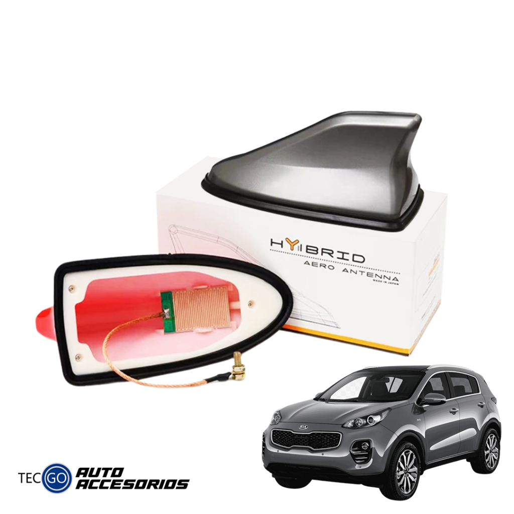 ANTENA PLOMO TIPO TIBURON AM / FM – TECGO AUTO ACCESORIOS