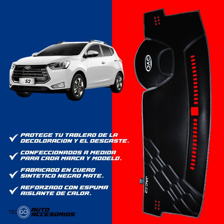 PROTECTOR TABLERO TIPO JAC JS2 2023 TACTO CUERO – TECGO AUTO ACCESORIOS