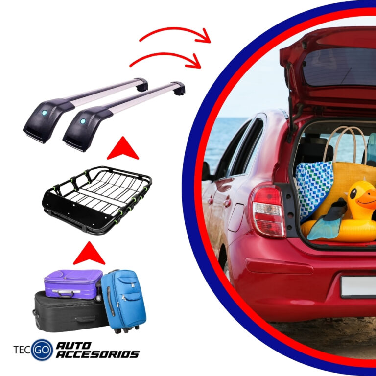 BARRA DE TECHO ENGANCHABLE PORTAEQUIPAJE GRIS – TECGO AUTO ACCESORIOS